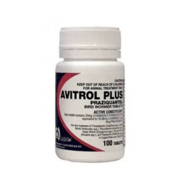 Avitrol Plus 100 Worming Tablets - Bonnyrigg Produce & Garden Supplies